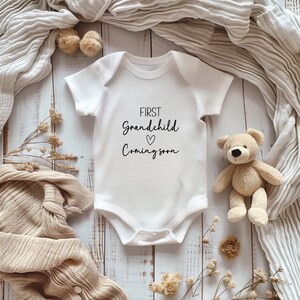 First Grandchild Announcement, Pregnancy Reveal Grandparents, Baby ...