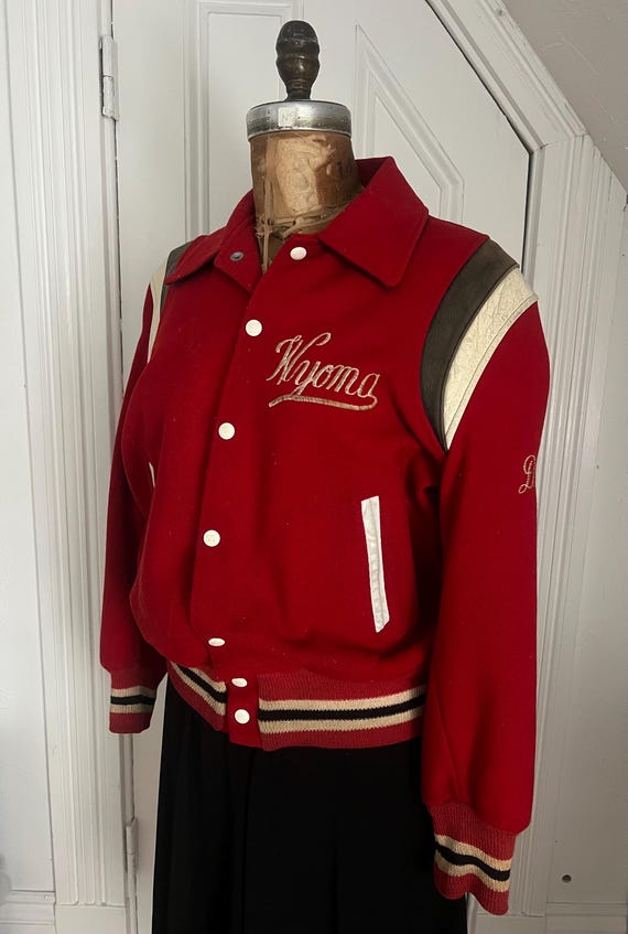Vintage 1960s Letterman Jacket- Authentic Wool Varsit… - Gem