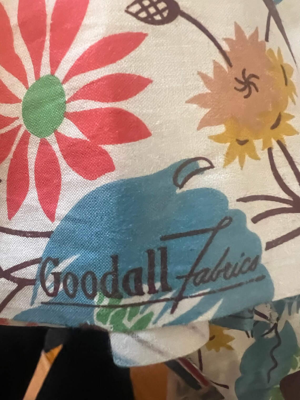 Goodall 1940’s Chintz Blue Floral Pattern 2 Yards - Etsy