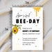 Bee Theme Birthday Cards for Toddlers First Birthday Invitations Honey ...