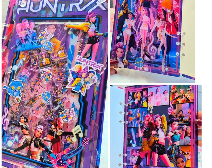 Kpop Demon Hunters, Kiki Delivery and More Acrylic Shaker Notebooks ...