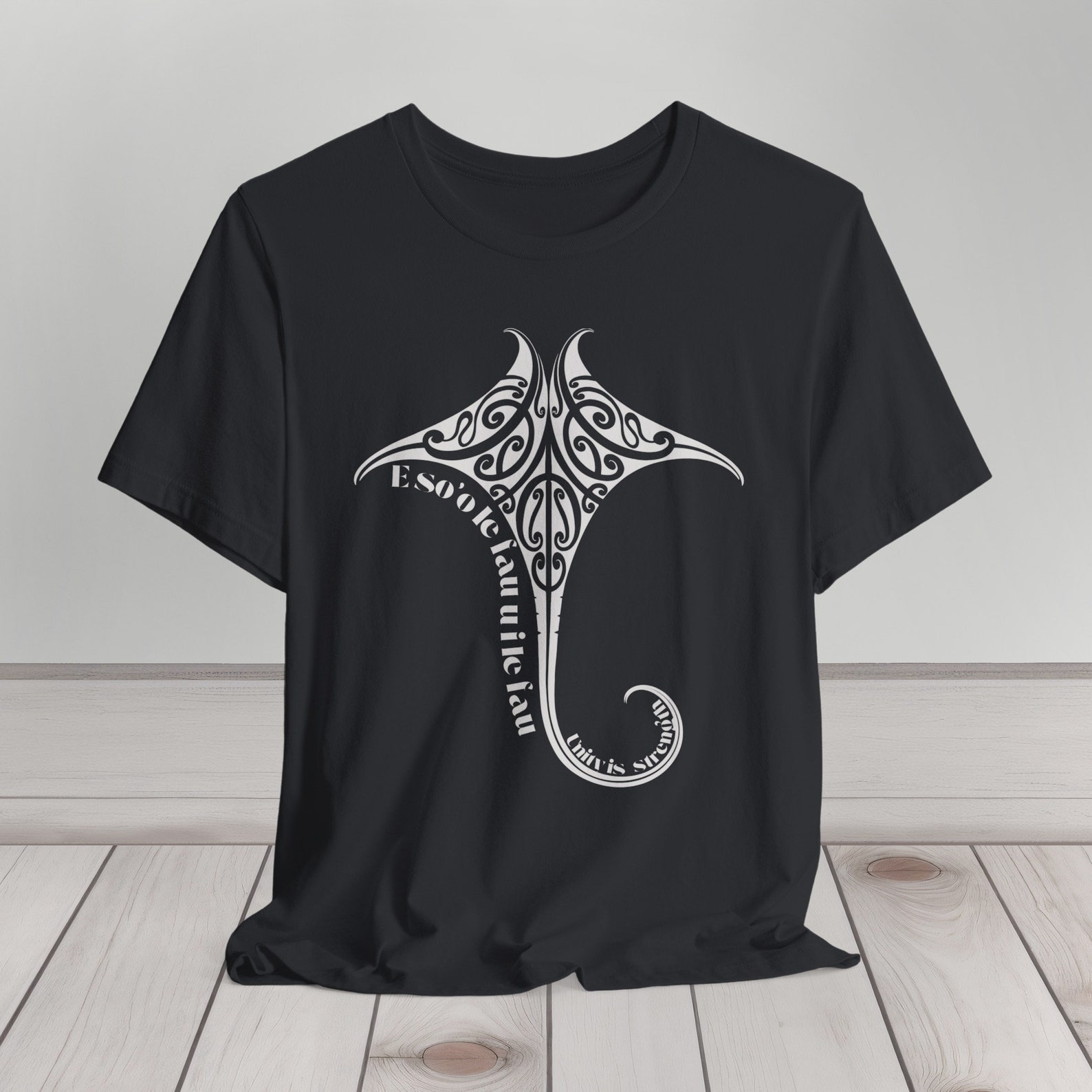 Manta Ray Samoan T-shirt Samoan Tattoo Unity Strength Pacific Islander ...