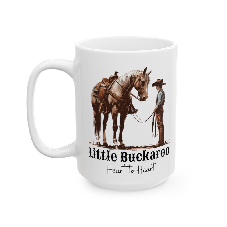 Little Buckaroo Coffee Mug Young Cowboy and His Horse Lover Gift ...