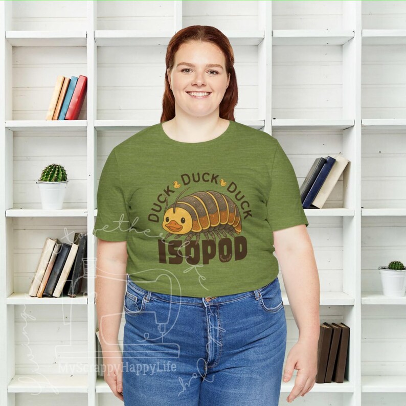 Rubber Ducky Isopod T-shirt | Funny Roly Poly Insect Unisex Graphic Tee ...