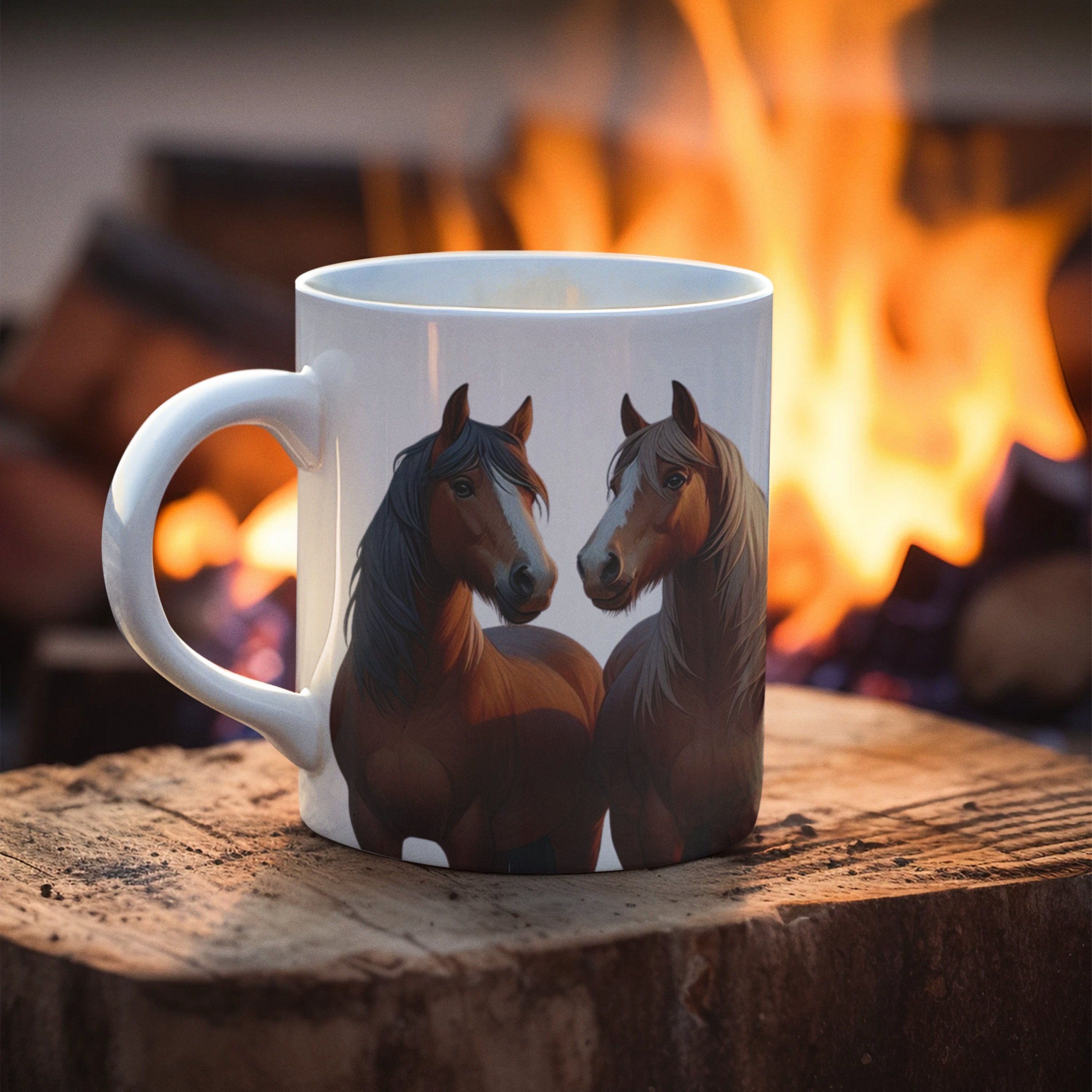 Horses Humor Coffee Mug Western Wit My Name's Whoa Dammit Cup Fun Horse ...