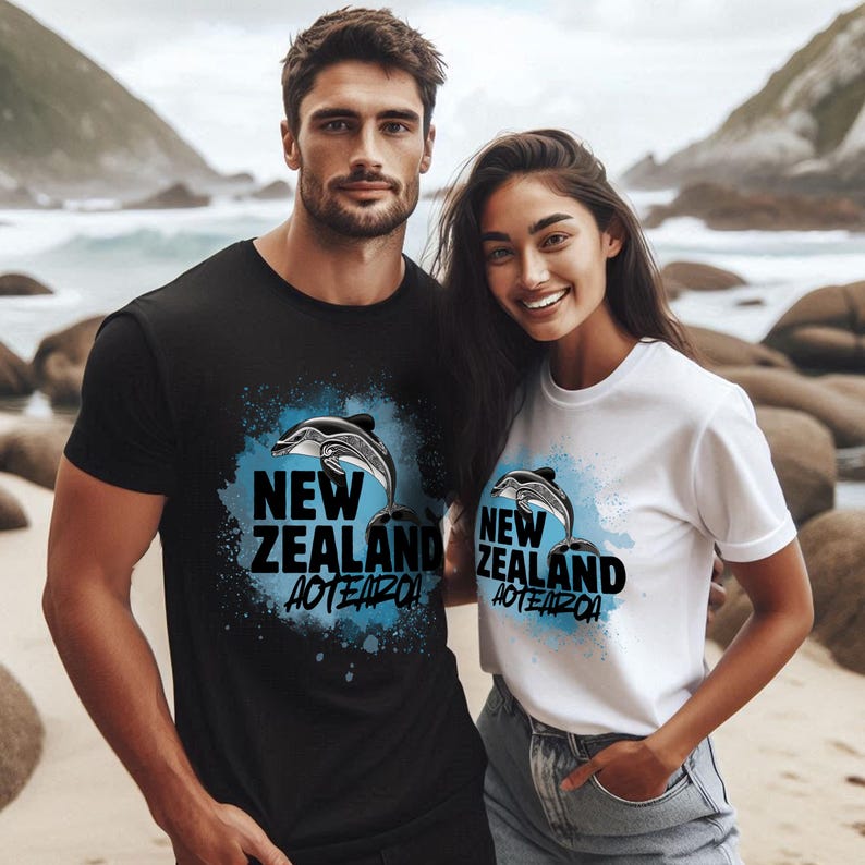 New Zealand Maui Dolphin T-shirt Aotearoa Shirt Endangered Animal NZ ...