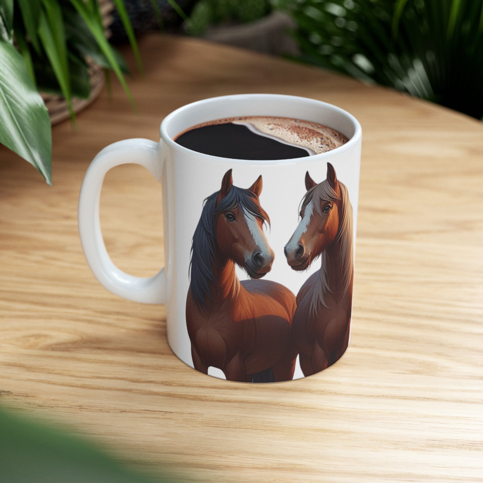 Horses Humor Coffee Mug Western Wit My Name's Whoa Dammit Cup Fun Horse ...