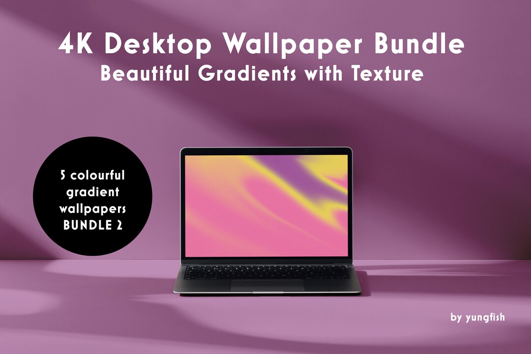 4K Grainy Gradient Wallpaper for Desktops, Phones, Tablets - Etsy