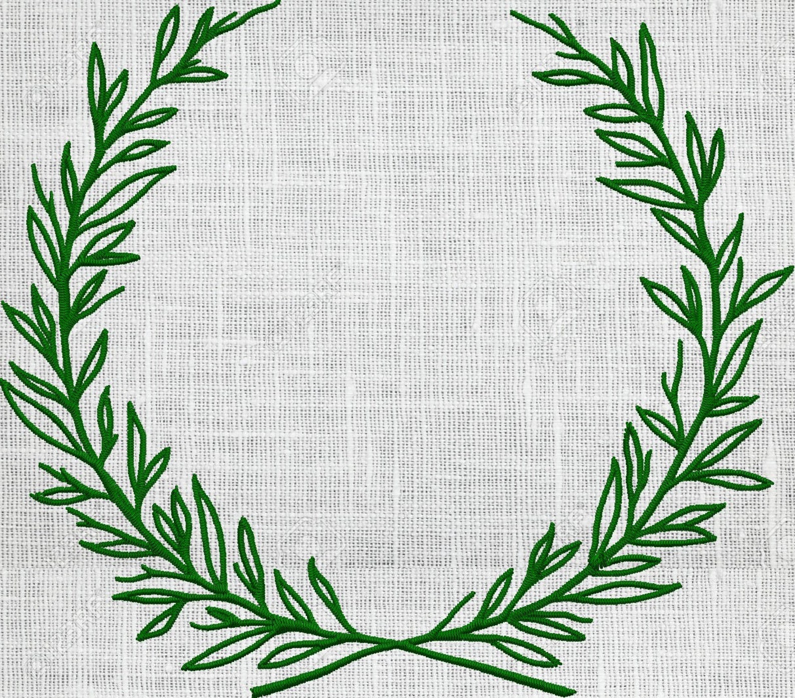 Vintage Laurel Wreath Font Frame Monogram Design -font Not Included ...