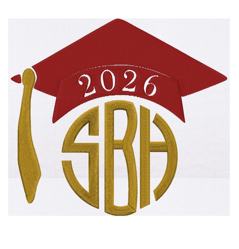 Graduation Cap 2026 Frame Monogram Design -font Not Included ...