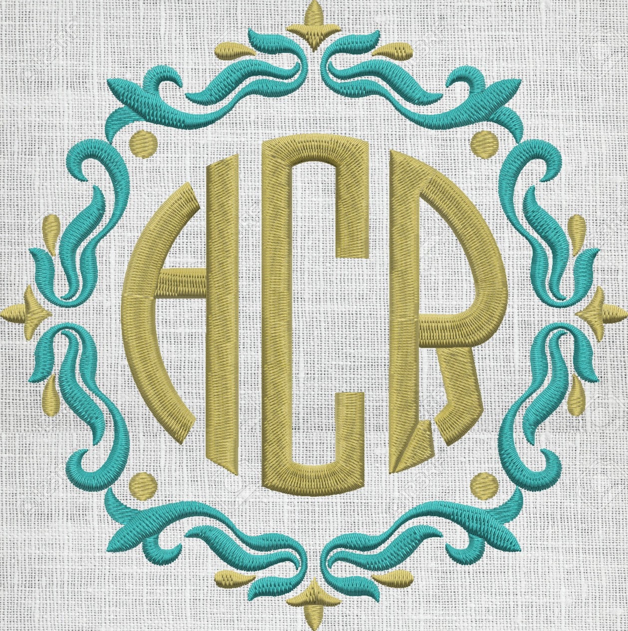 Westchester Font Frame Monogram Design -font Not Included - EMBROIDERY ...