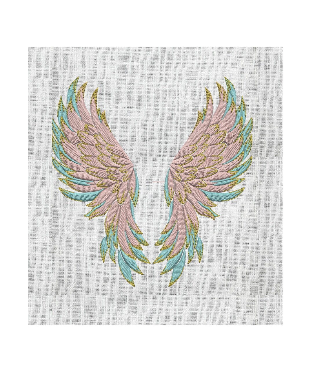 Angel Wings Embroidery Design Heavenly Embroidery DESIGN FILE Instant ...