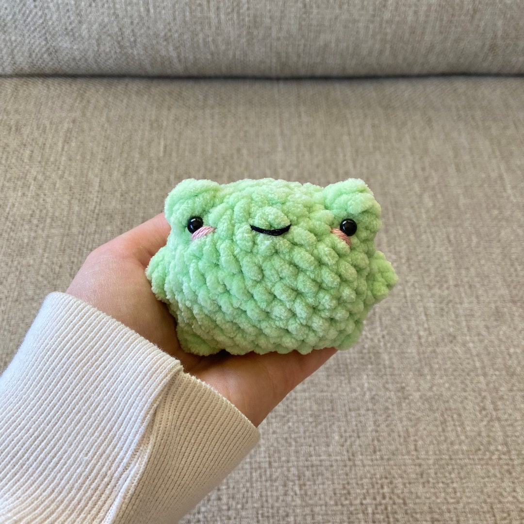 Chonky Frog Plushie Frog Plush Toy Crochet Frog Stuffed Animal - Etsy