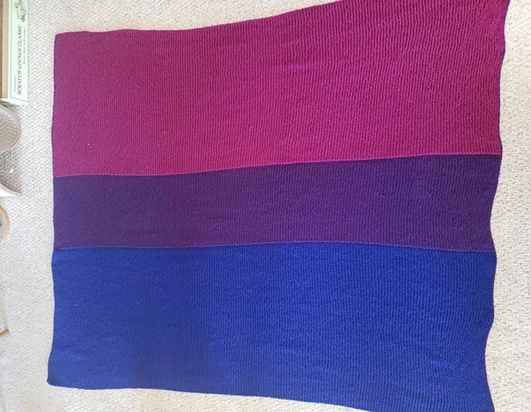 Bisexual Flag Blanket Pattern - Etsy