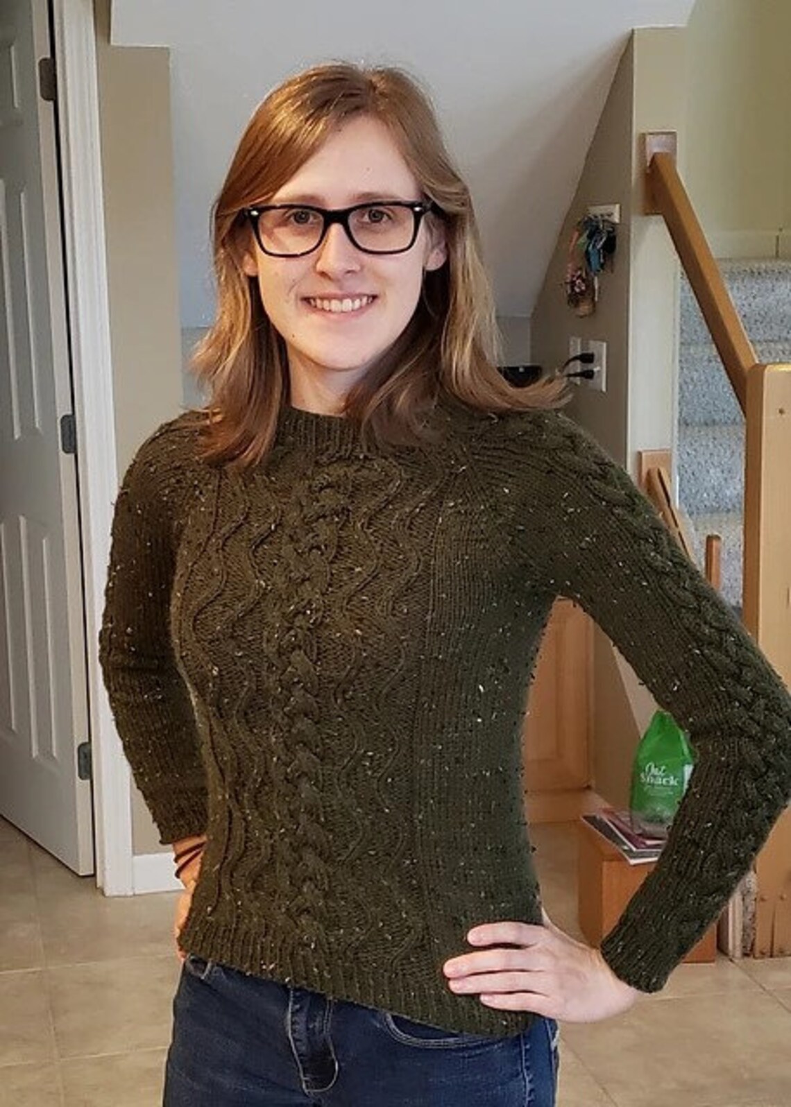 Double Braid Cable Sweater Pattern - Etsy