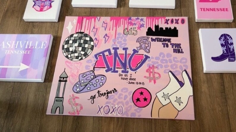 College Wall Art - Etsy