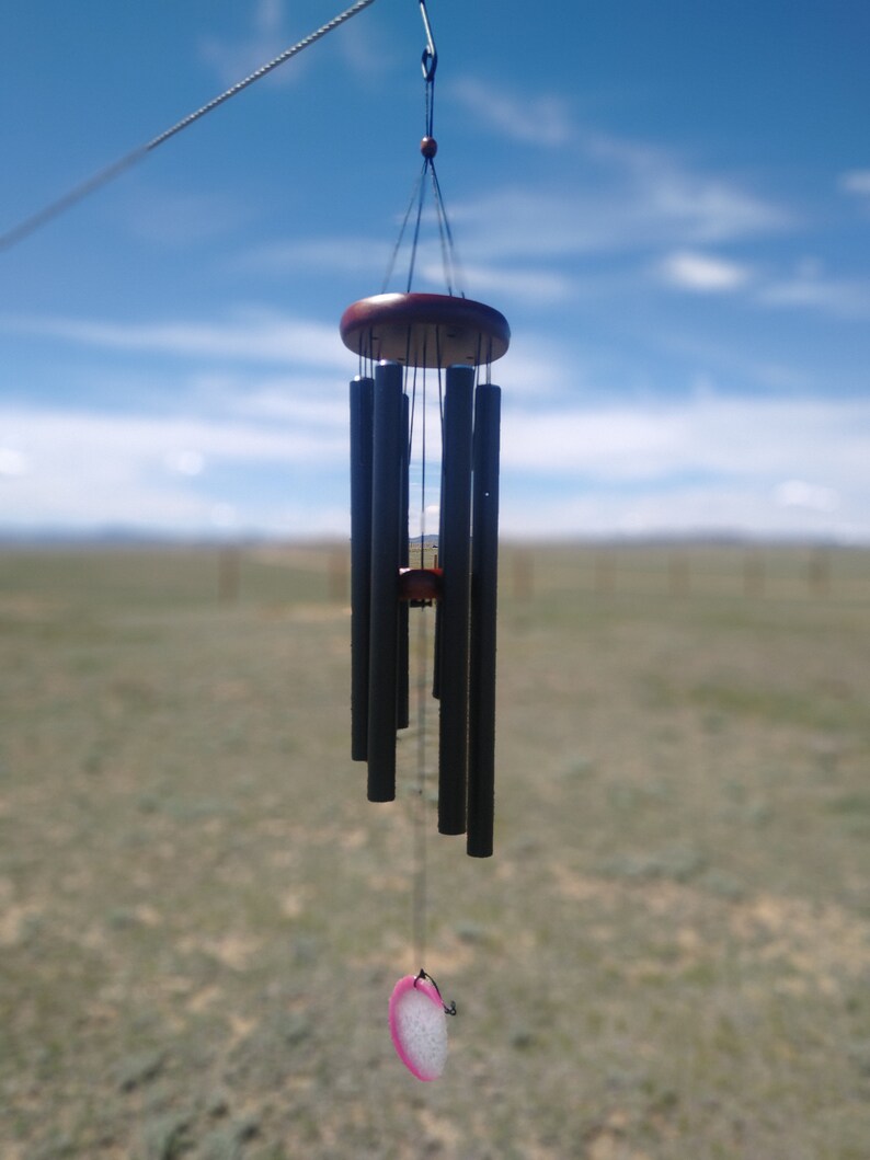 Large Urn Wind Chime With Stone Color of Your Choice - Etsy