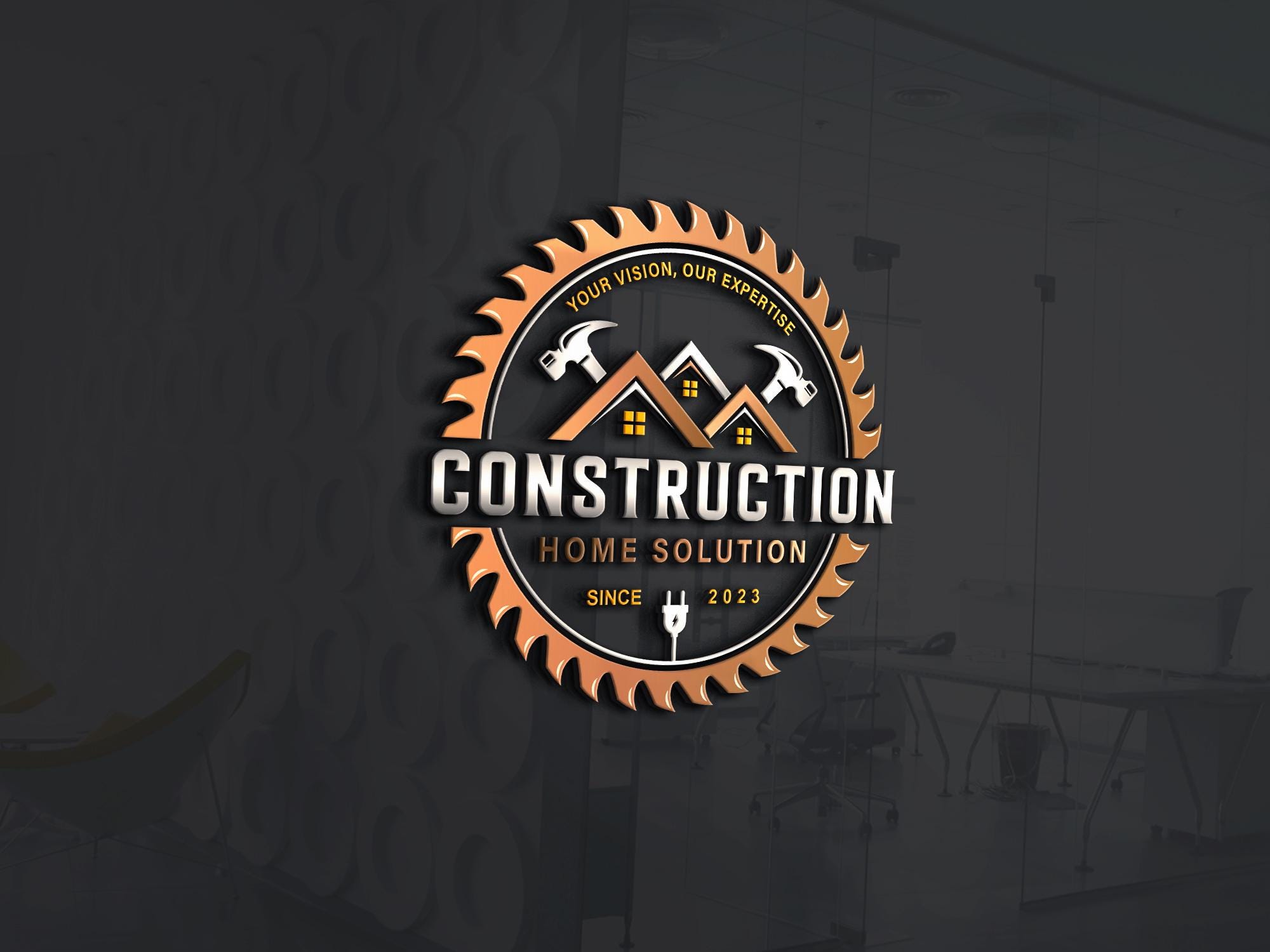 Construction Logo | Builder Logo | Real Estate Logo | Home Repair ...