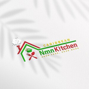 Premade Caribbean Restaurant Logo: BBQ, Grill Cuisine - Etsy