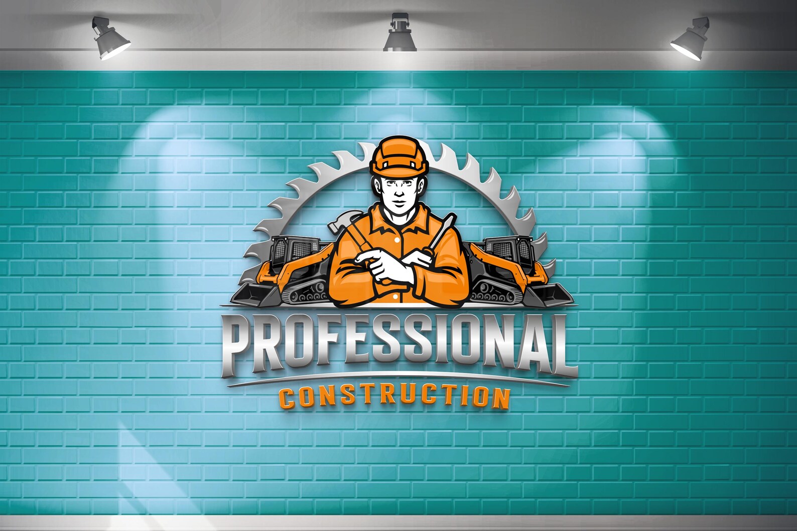 Custom Construction Logo Design: Real Estate, Excavation, Handyman - Etsy