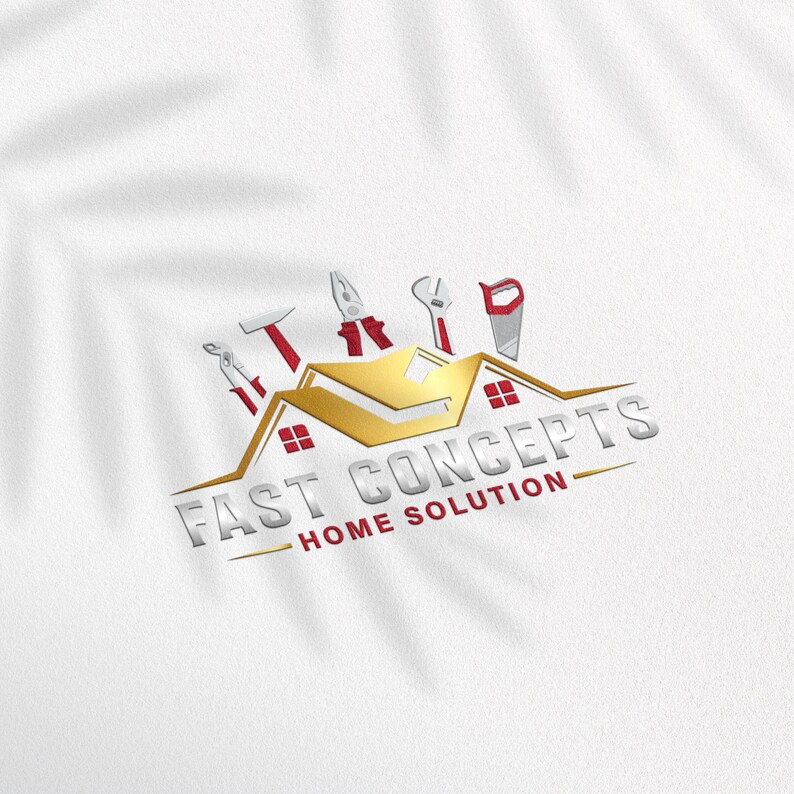 Home Repair Logo Design | Construction, Renovation (editable Files) - Etsy