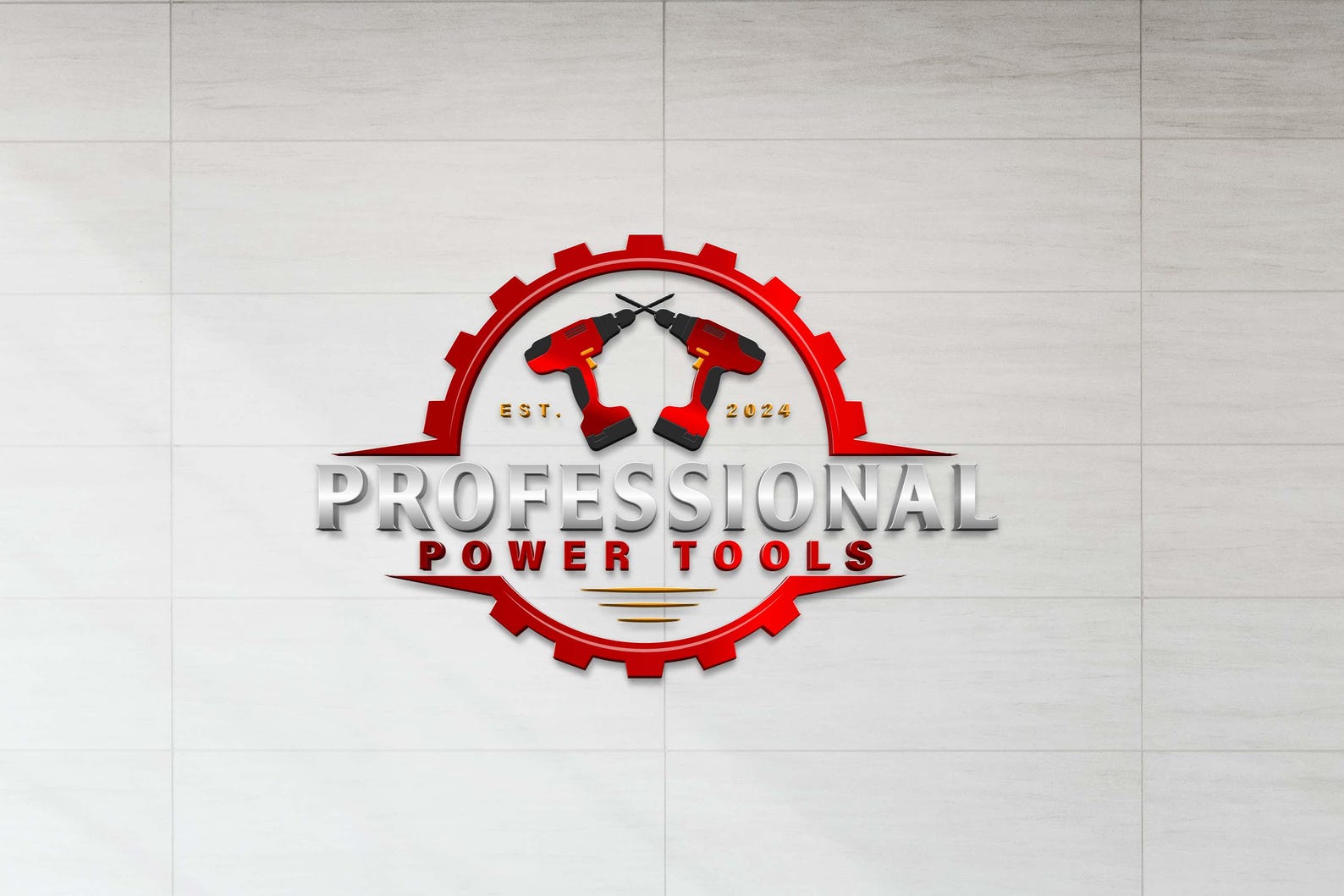 Construction Tools Logo, Electric Tools Logo, DIY Tools Logo Design ...