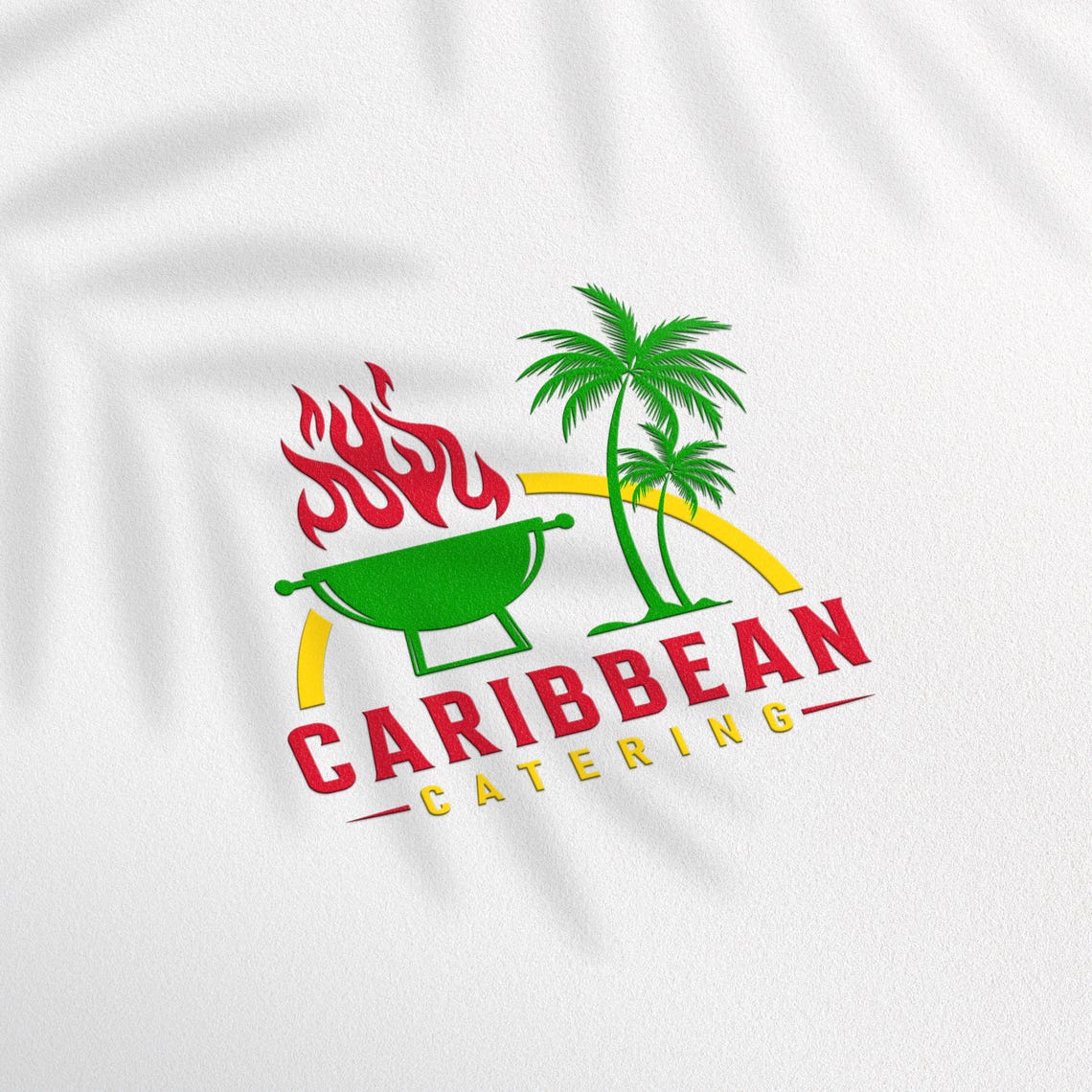 Custom Caribbean Restaurant Logo Design | Tropical Food Business ...