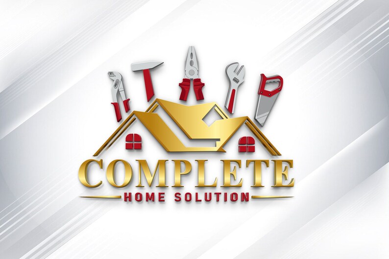 Home Solution Logo Design: Construction & Remodeling (vector Files) - Etsy