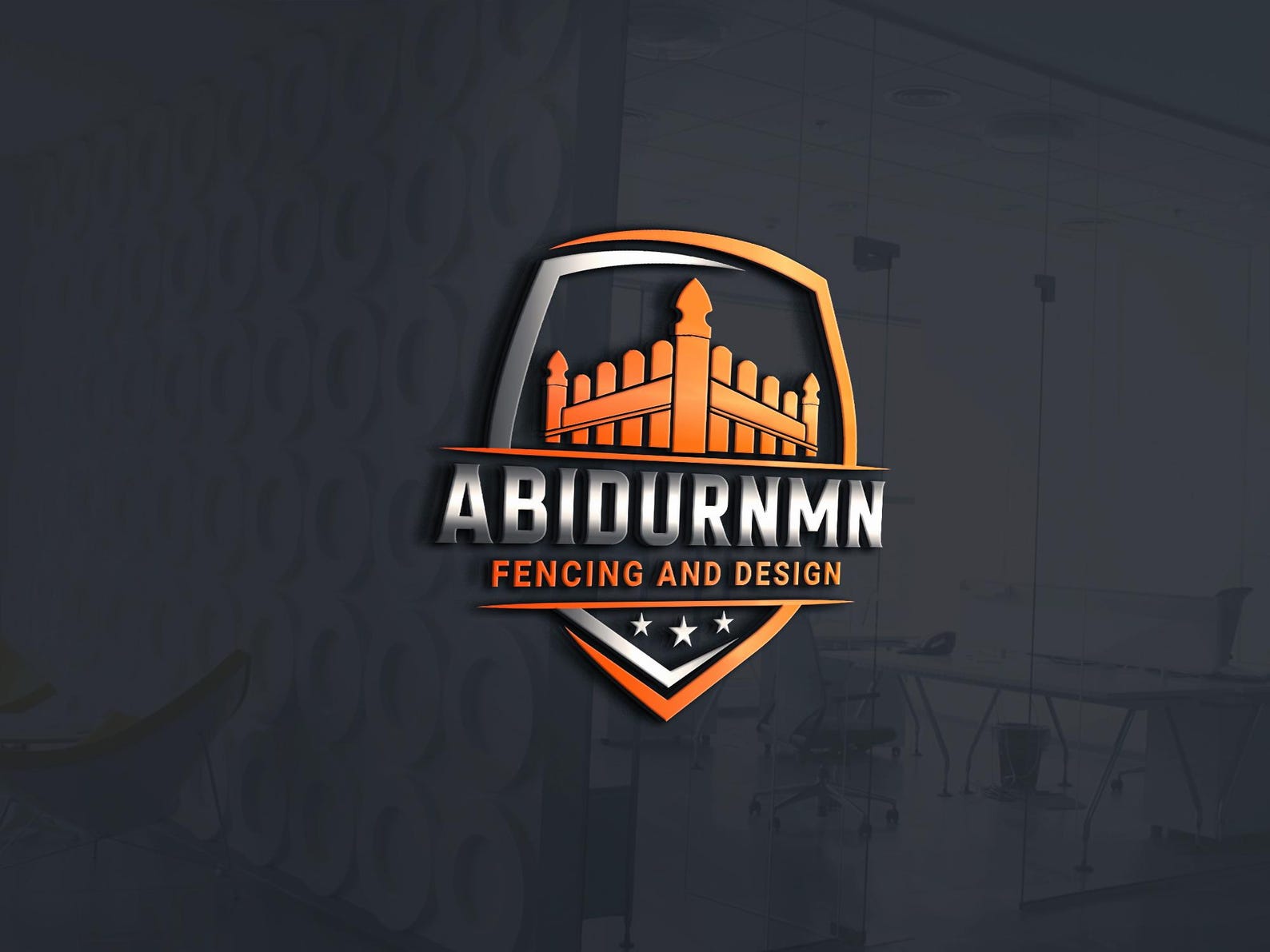 Modern Fence Logo, Fence Contractor Logo, Fence Builder Logo, Creative ...