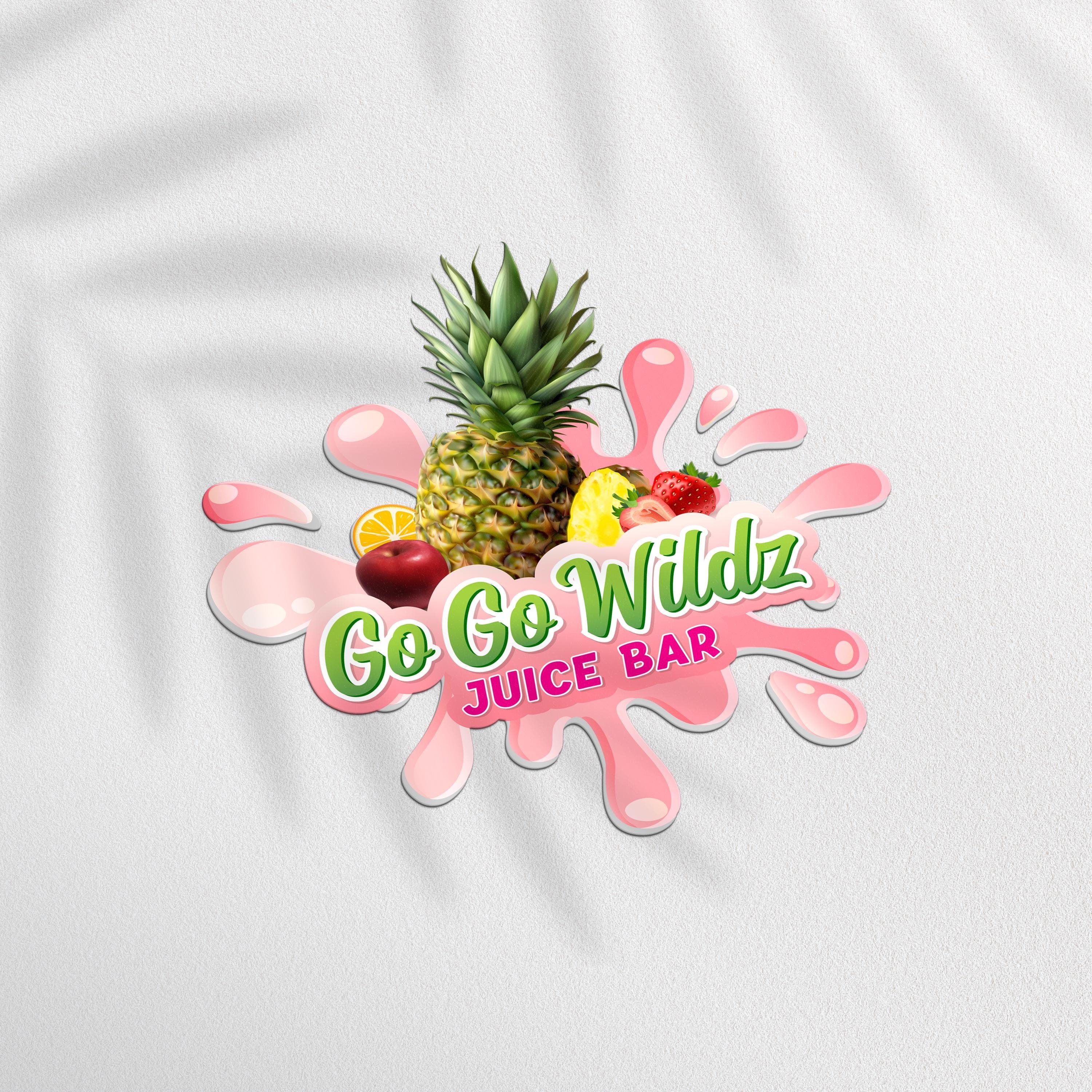 Tropical Juice Bar Logo Design | Custom Smoothie Logo - Etsy