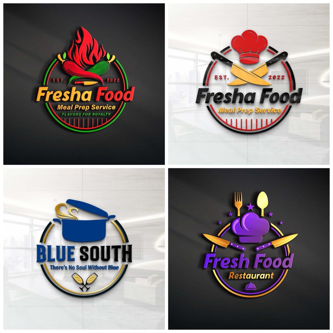 Custom Restaurant Logo Design: Food Business Branding - Etsy