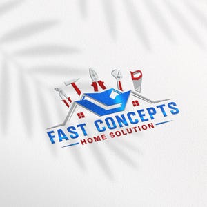 Home Repair Logo Design | Construction, Renovation (editable Files) - Etsy