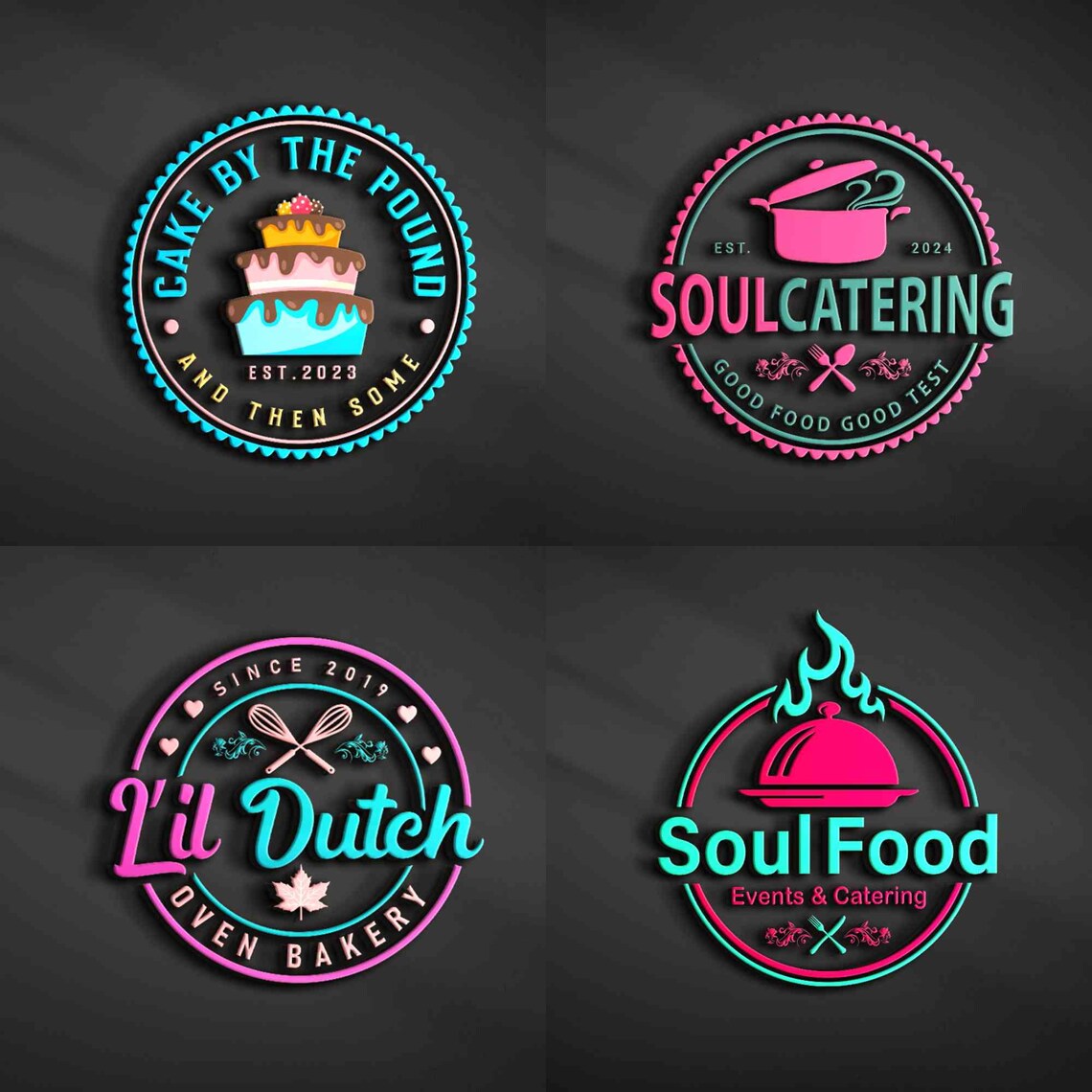 Custom Restaurant Logo Design: Food Brand Identity - Etsy