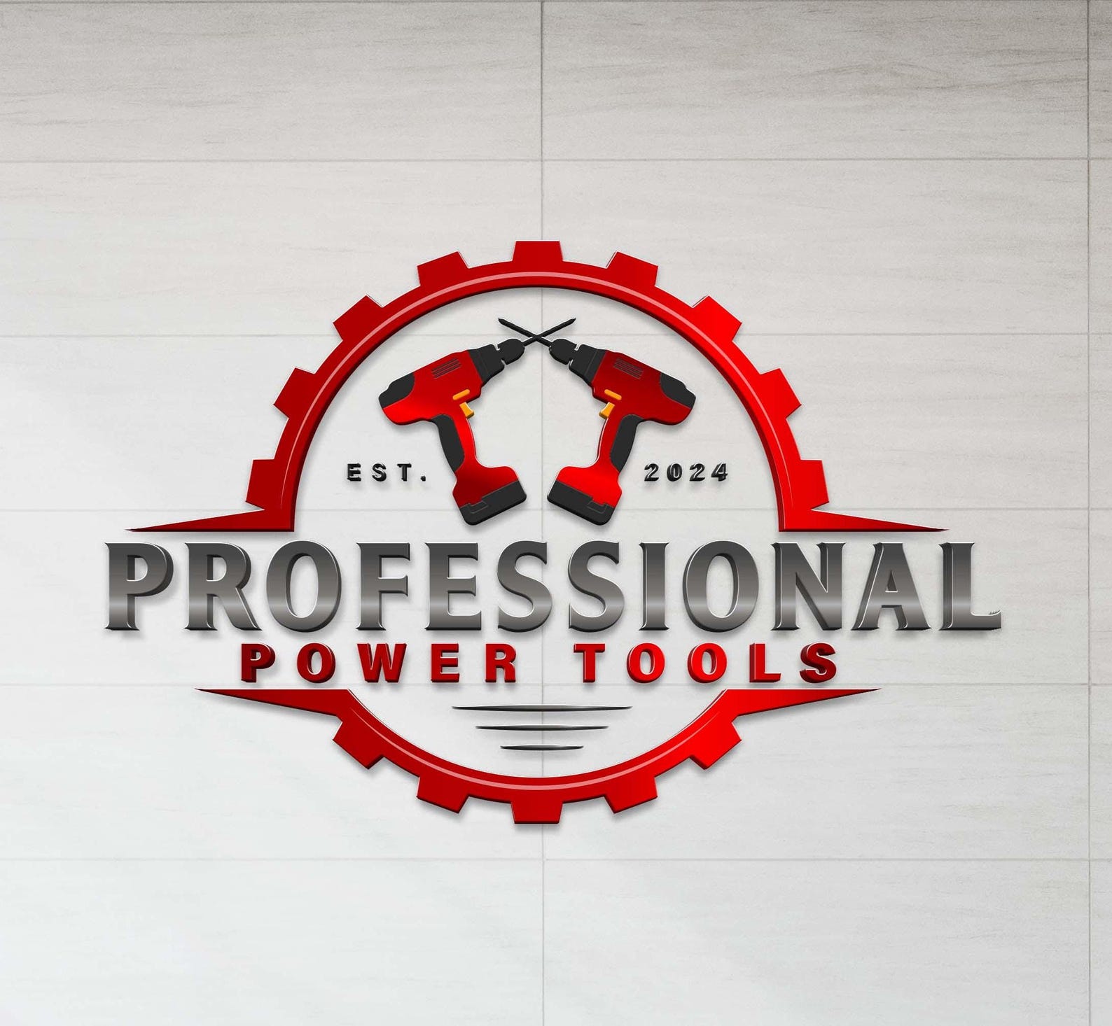 Construction Tools Logo, Electric Tools Logo, DIY Tools Logo Design ...