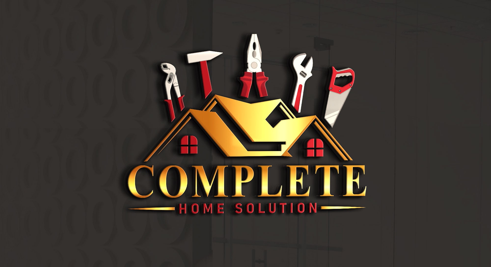 Home Solution Logo Design: Construction & Remodeling (vector Files) - Etsy