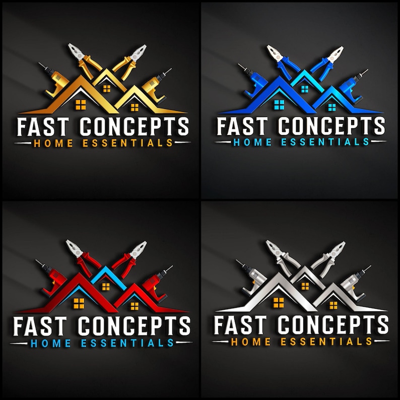 Custom Construction Company Logo | Handyman Services Business Logo ...