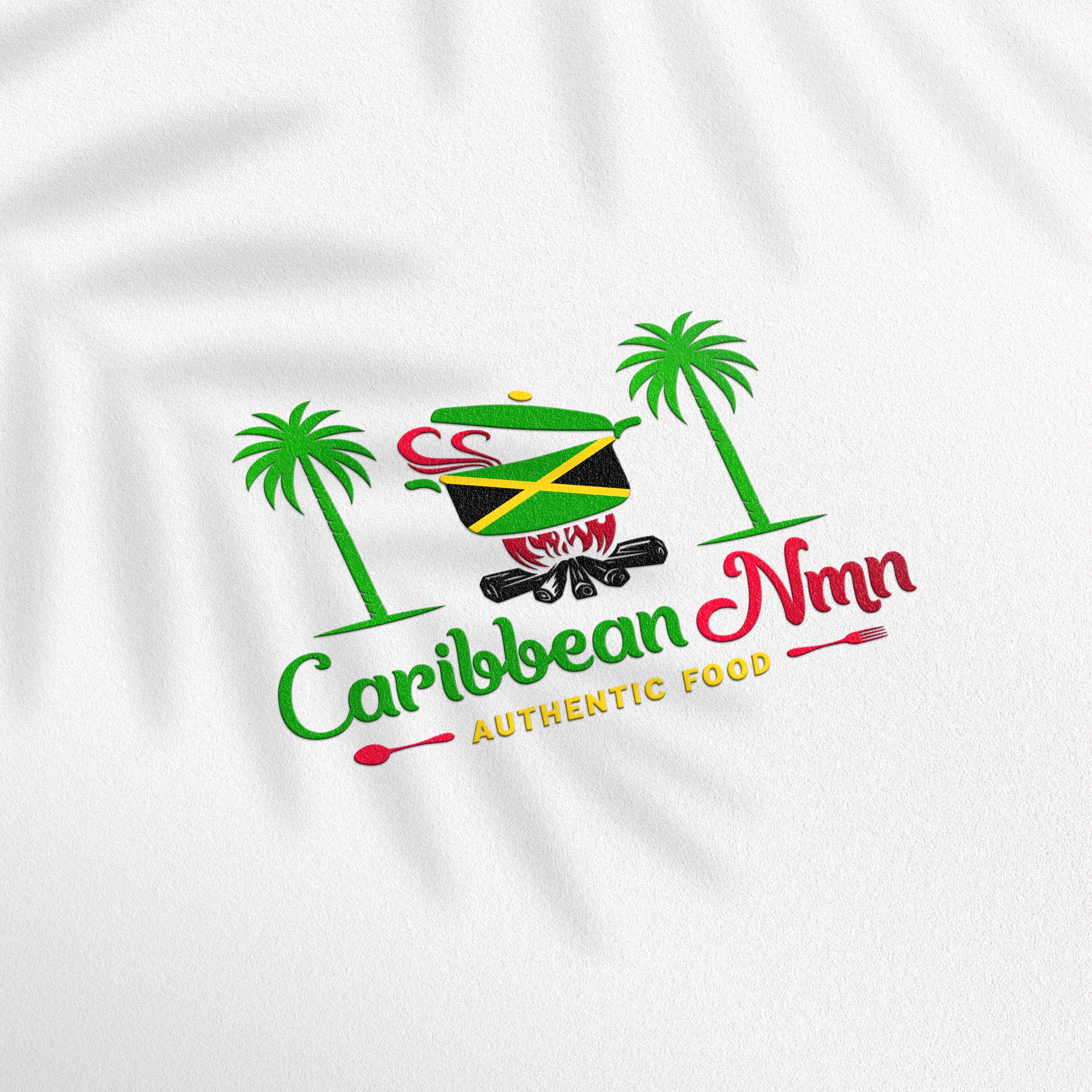 Custom Caribbean Restaurant Logo Design: Jamaican Food, BBQ - Etsy