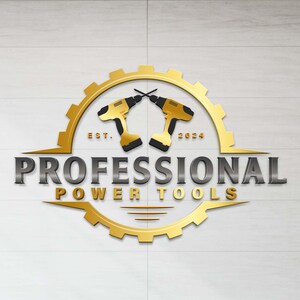 Construction Tools Logo, Electric Tools Logo, DIY Tools Logo Design ...