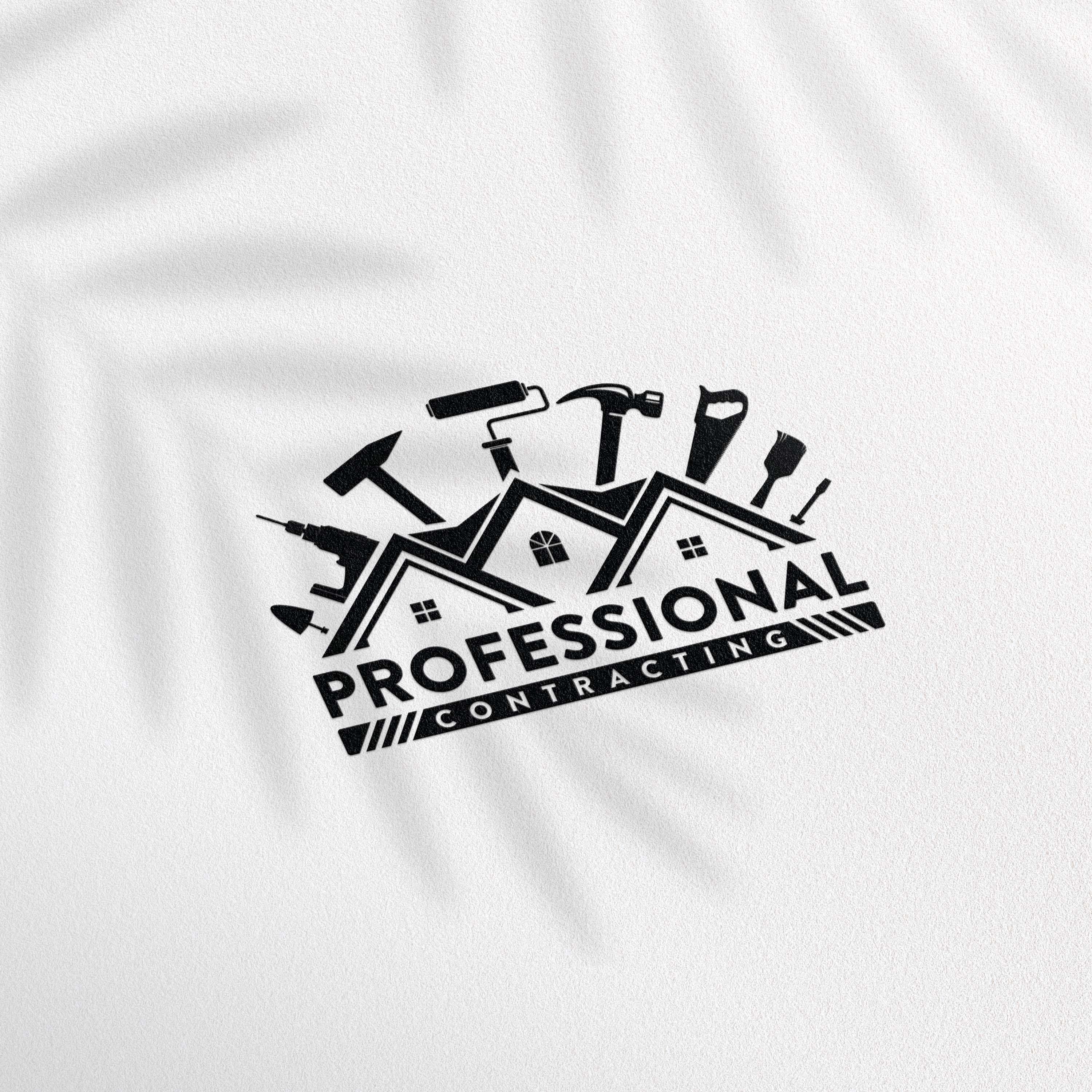 Construction Business Logo Design: Professional Contractor Branding - Etsy