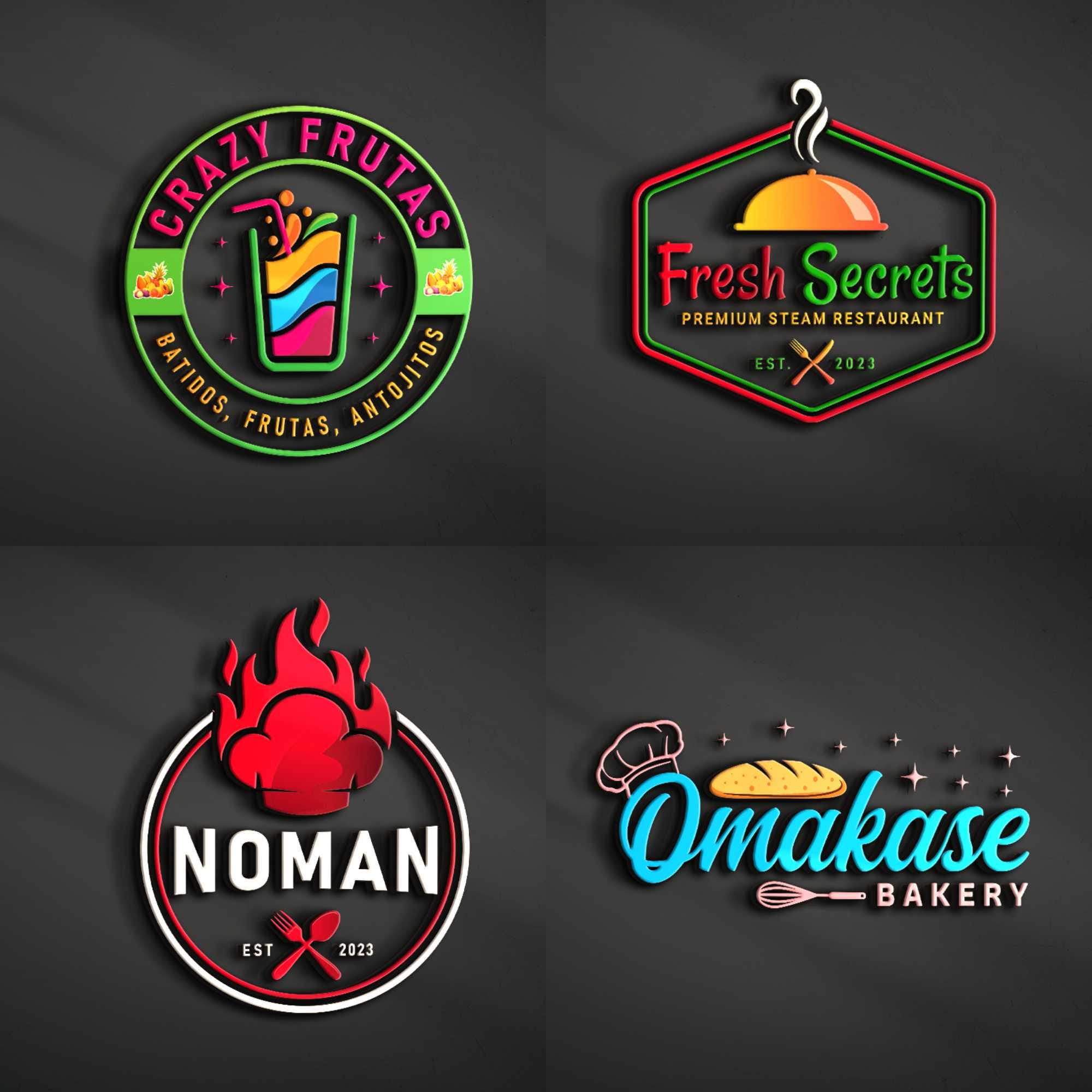 Restaurant Logo | Caribbean Food Logo | BBQ Logo | Sea Food Logo ...