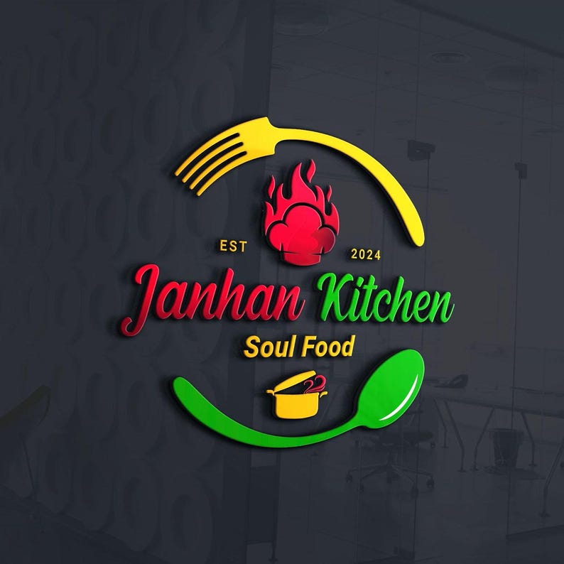 Custom Restaurant Logo Design: Fast Food, Catering, Chef (24 Hour) - Etsy