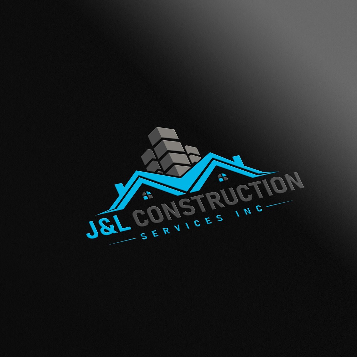 Custom Construction Logo Design: Building, Roofing, Contractor (JPEG ...