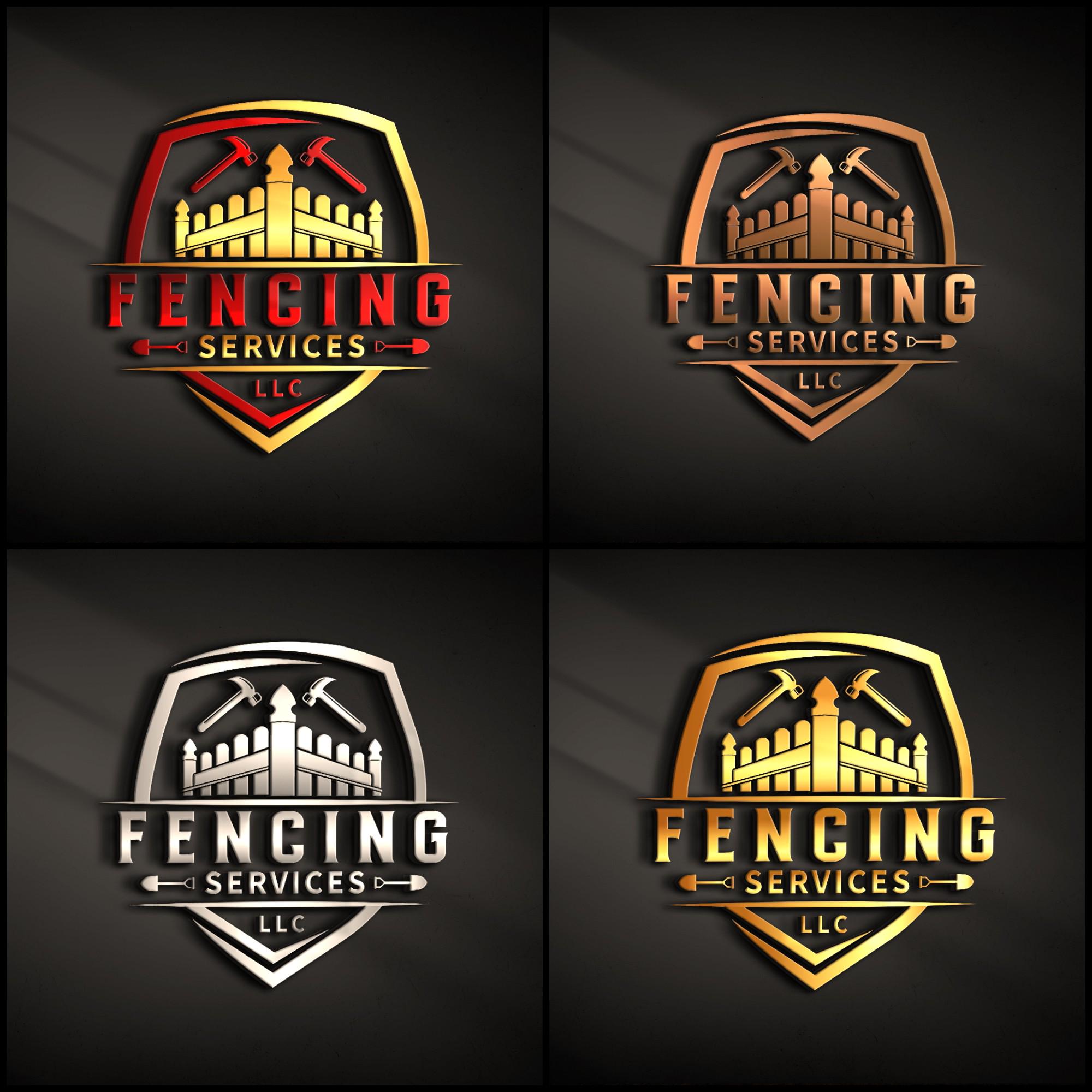 Fence Services Logo Design: Modern Construction Branding - Etsy