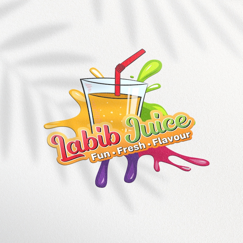 Juice Logo Restaurant Logo Vegan Juice Natural Juice Fruit Juice Custom ...