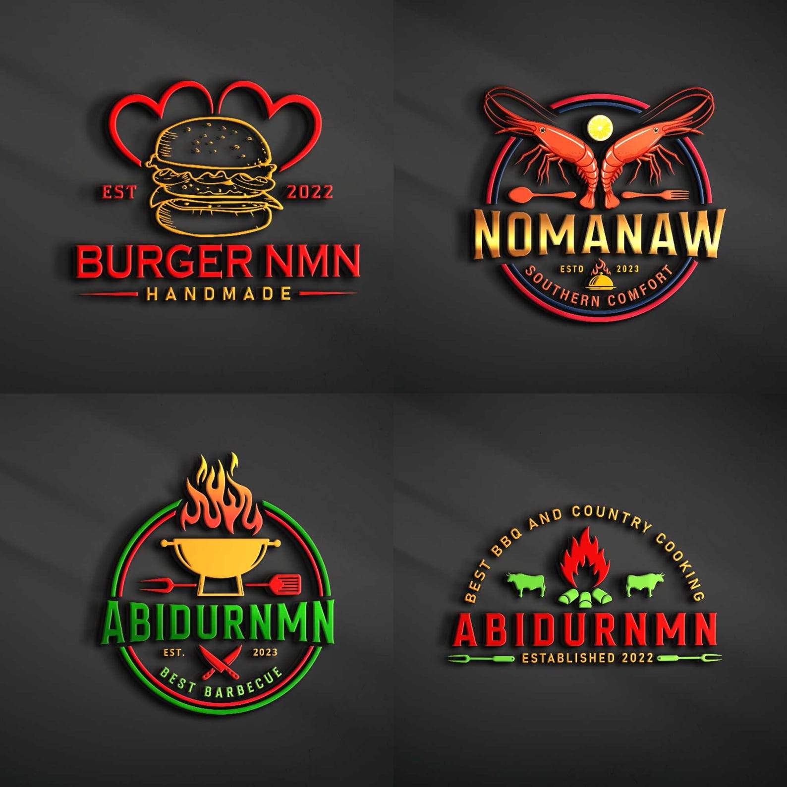 I Will Do Morden Logo Design for Restaurant, Catering, Kitchen, Cuisine ...