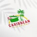 Caribbean Restaurant Logo Design: BBQ, Grill, Island Food Catering - Etsy
