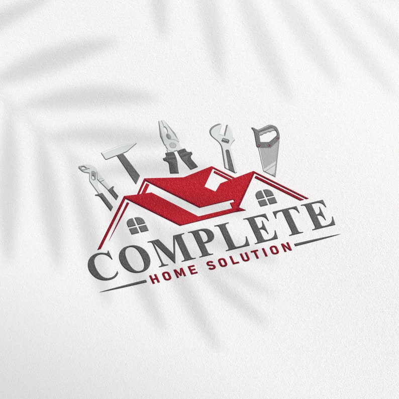 Home Solution Logo Design: Construction & Remodeling (vector Files) - Etsy