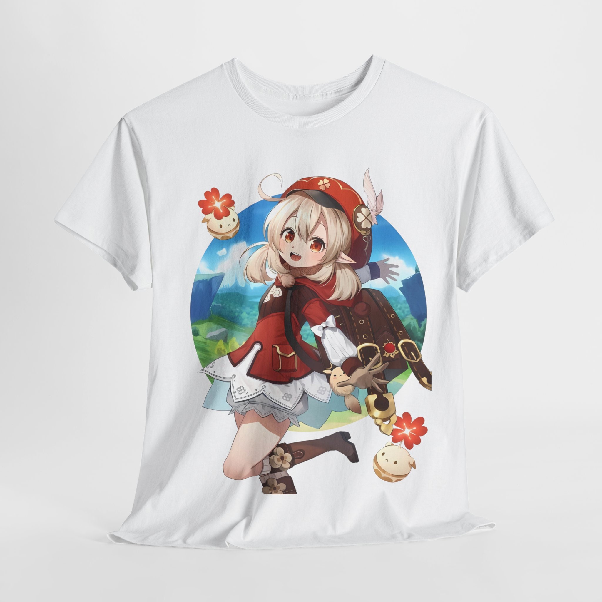 Klee Genshin Impact Japan Aesthetic Anime Inspired Gaming T-shirt Anime ...