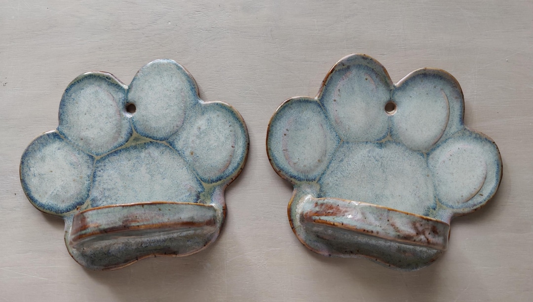 Ceramic Doggy Paws Tea Light Wall Sconces Set of 2 - Etsy