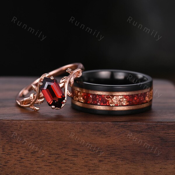 Tungsten Ruby Ring - Etsy